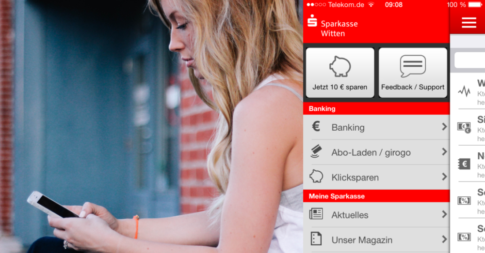Sparkassen-Apps begeistern Finanztester - Sparkasse Witten